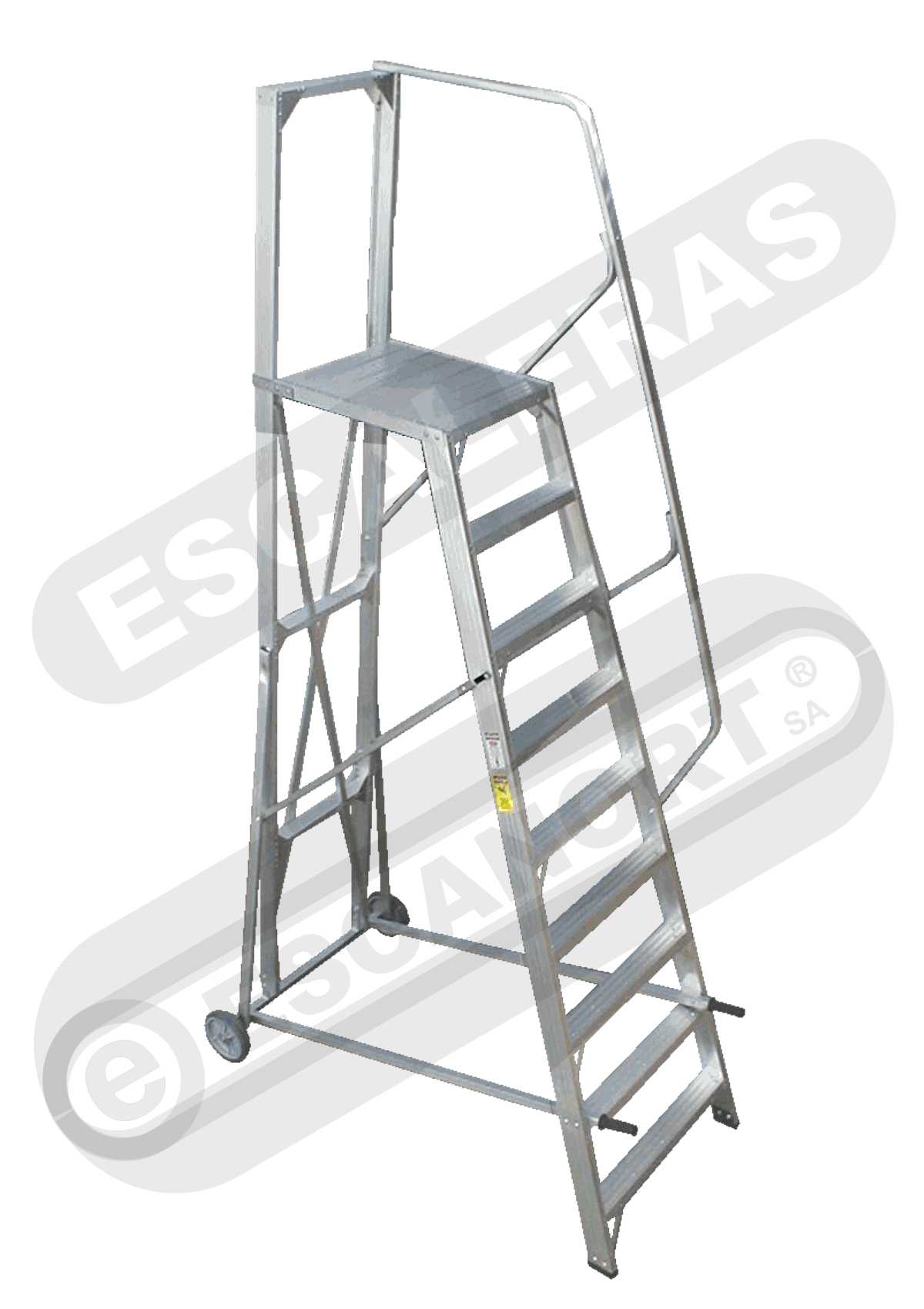 Escalera Rodante Aluminio